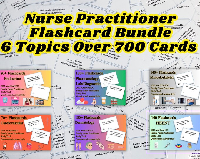 2023 AANP Family Nurse Practitioner Certification Exam Flash Cards ...