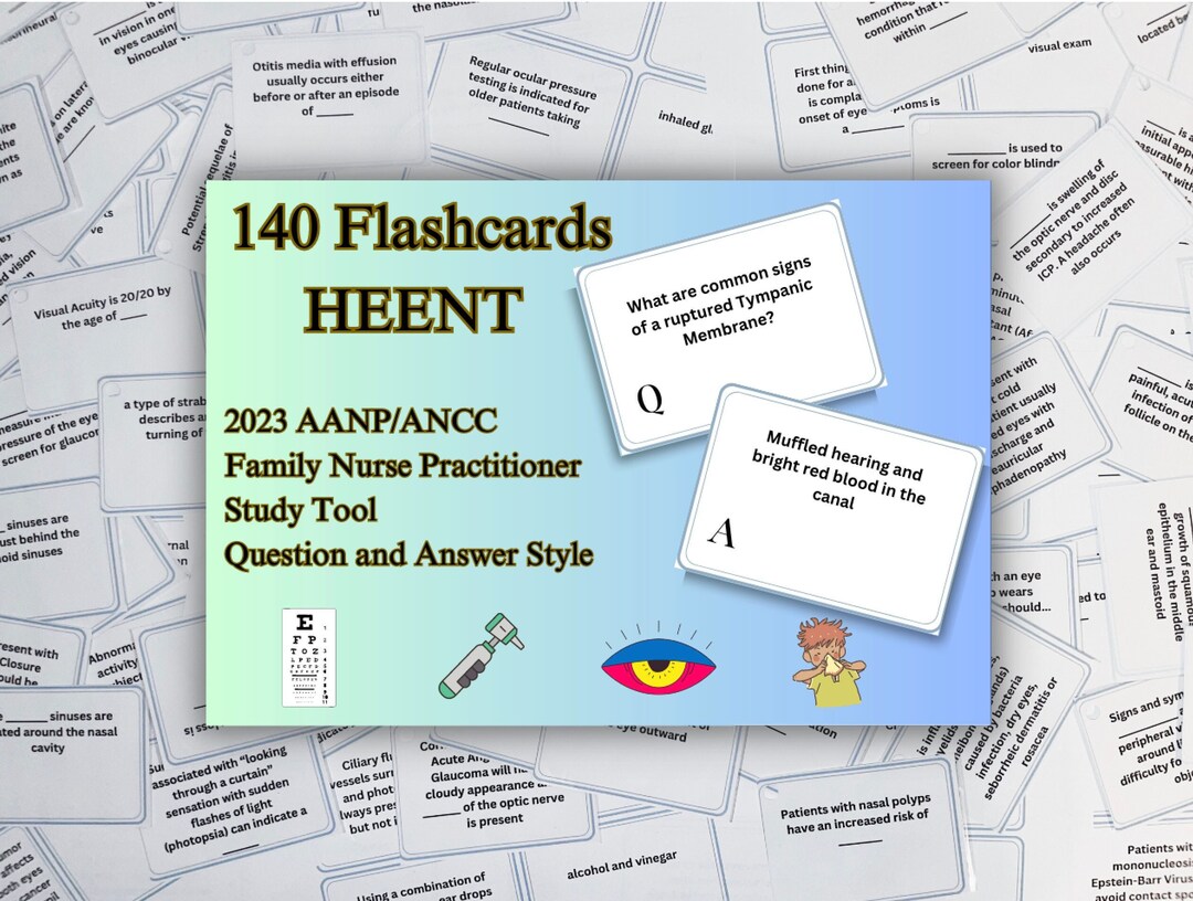 2023 AANP HEENT Family Nurse Practitioner Certification Exam Flash ...