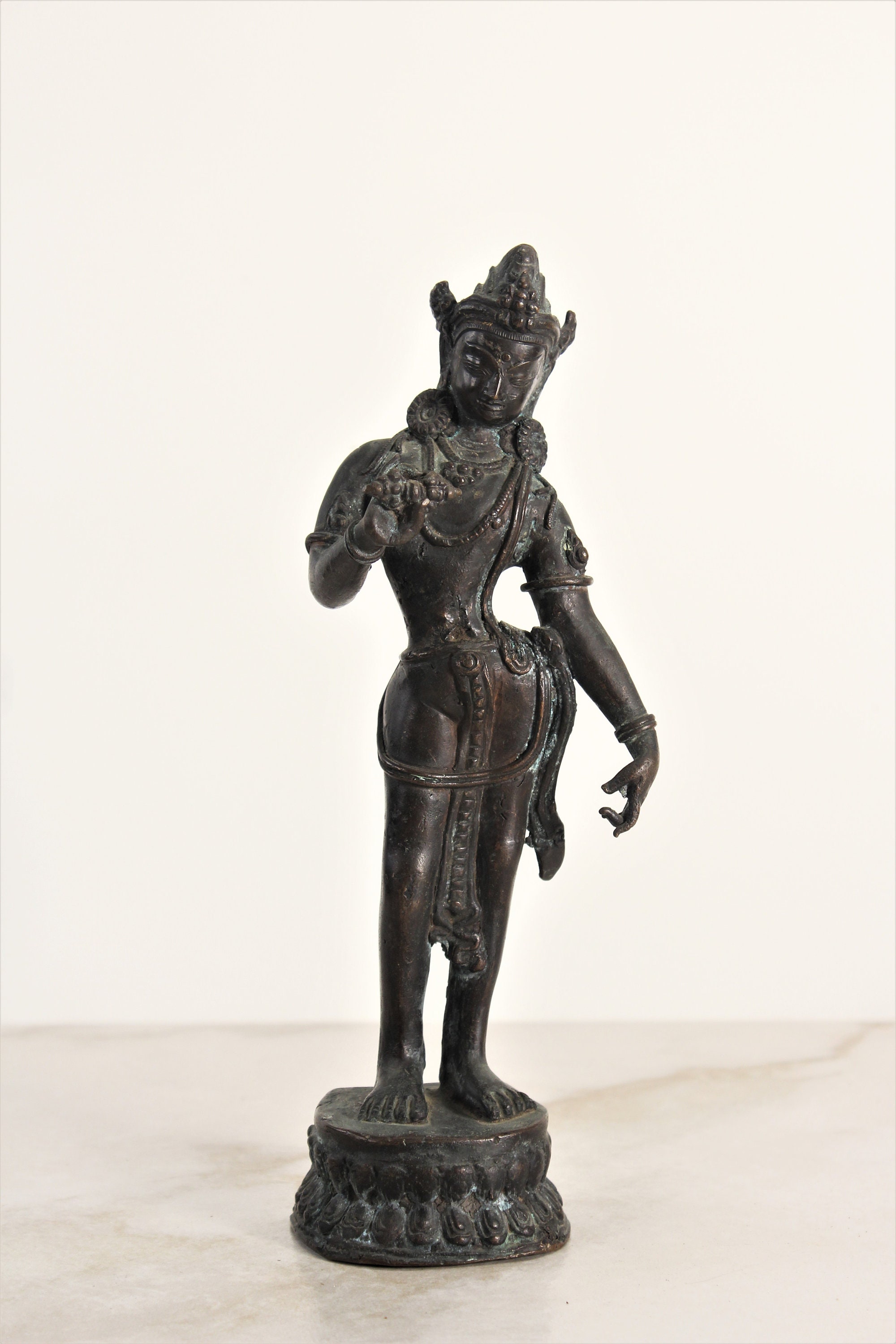 Tibetan Bronze Vajrapani and Green Tara Statues Antique - Etsy