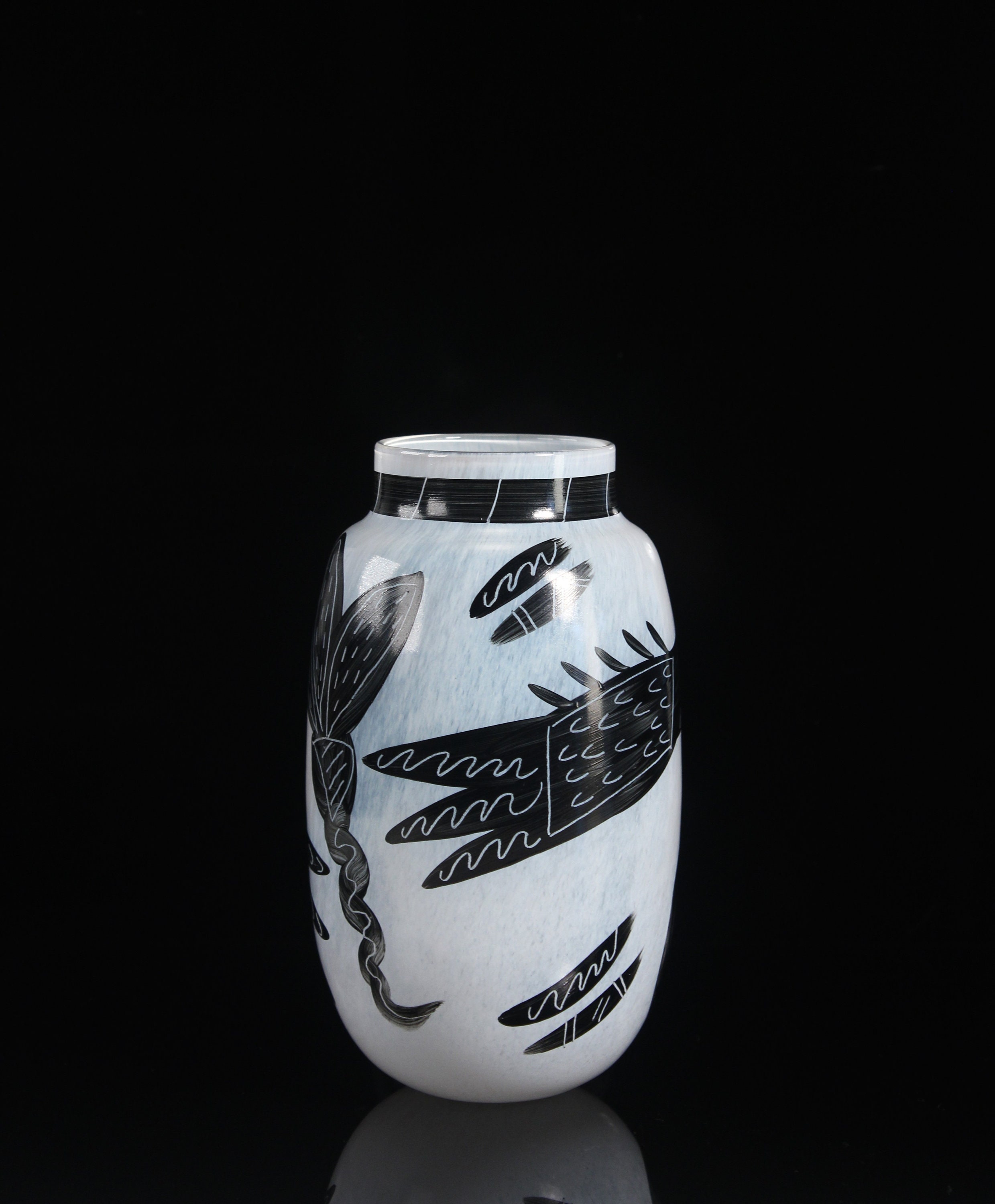 Kosta Boda Art Glass Vase Caramba Ulrica Hydman-vallien Design - Etsy