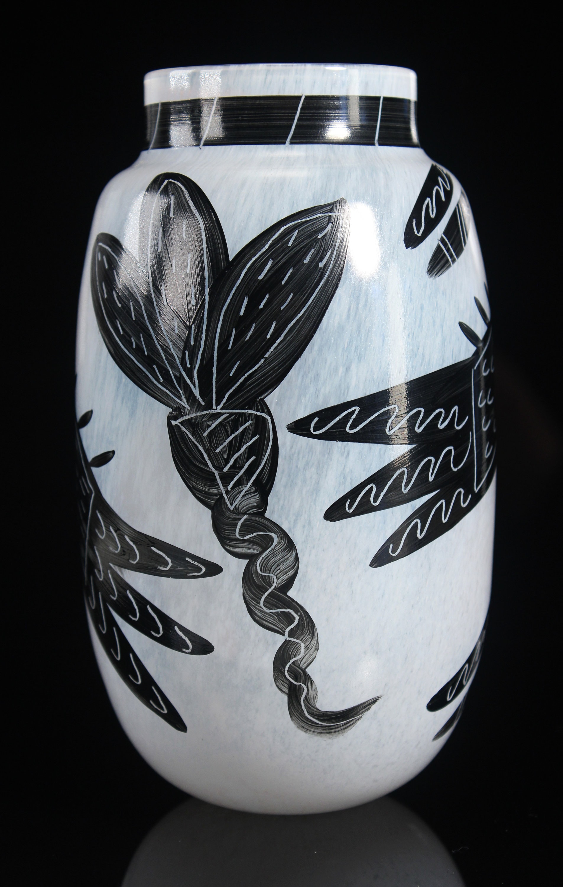 Kosta Boda Art Glass Vase Caramba Ulrica Hydman-vallien Design - Etsy