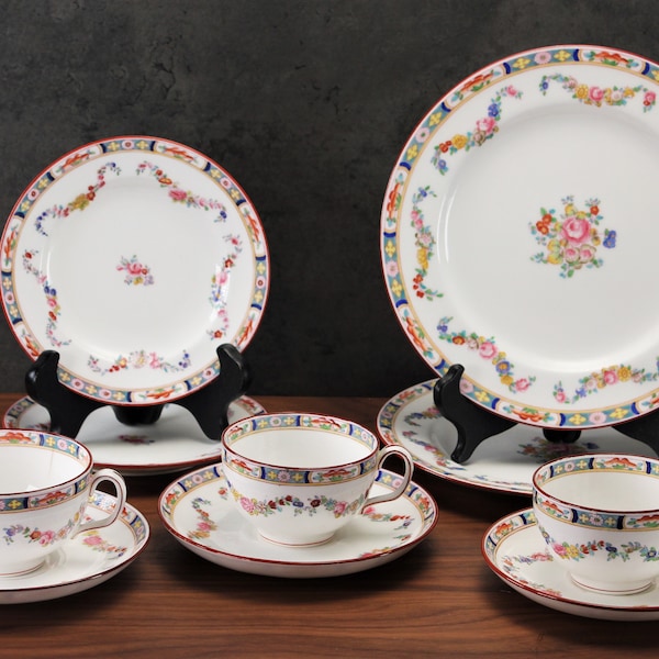 Rose Pattern China Dishes - Etsy