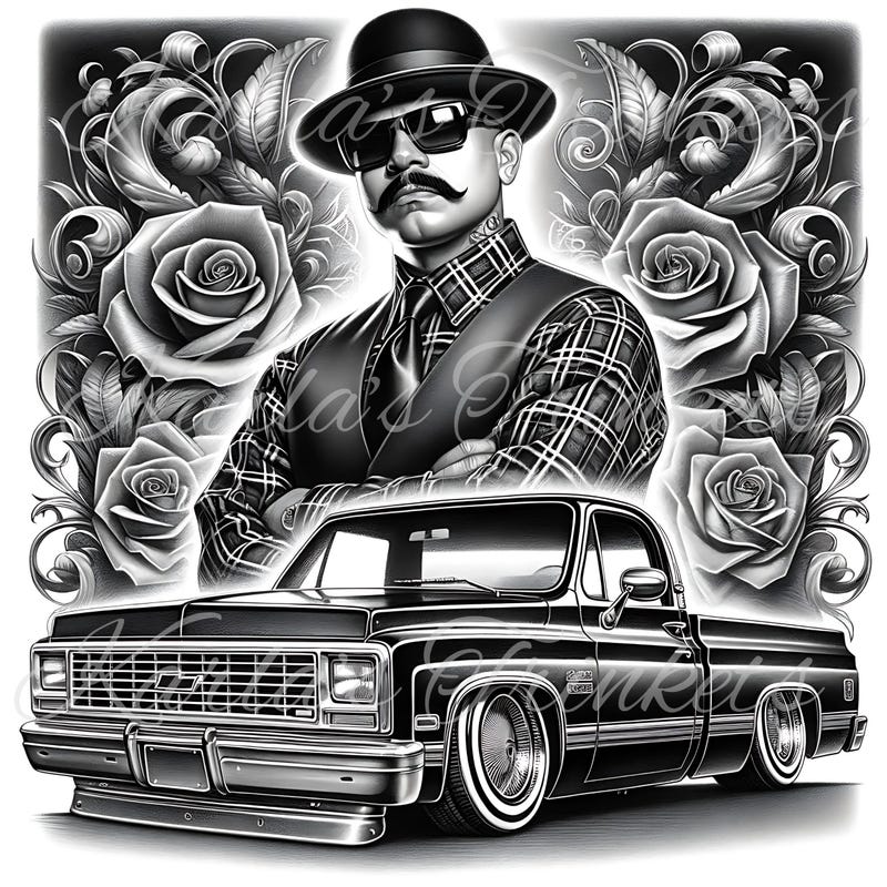 Cholo vector - Etsy México