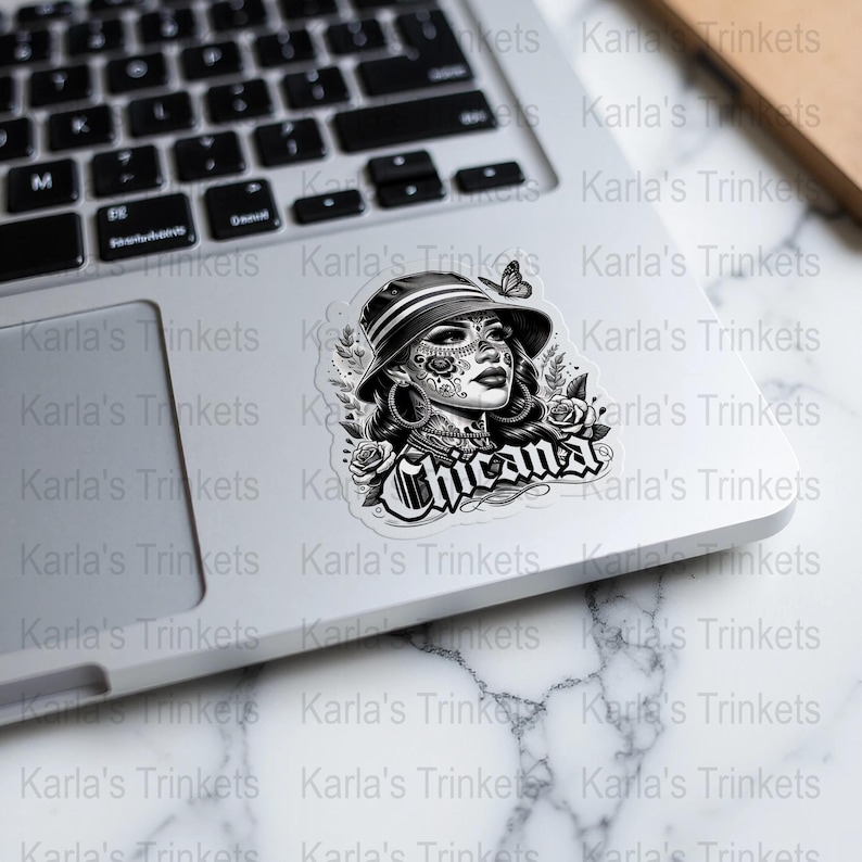Chicana Art Clipart, Latino Black and White PNG (digital Download) - Etsy
