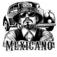 Chicana in Pink Cartoon - Etsy