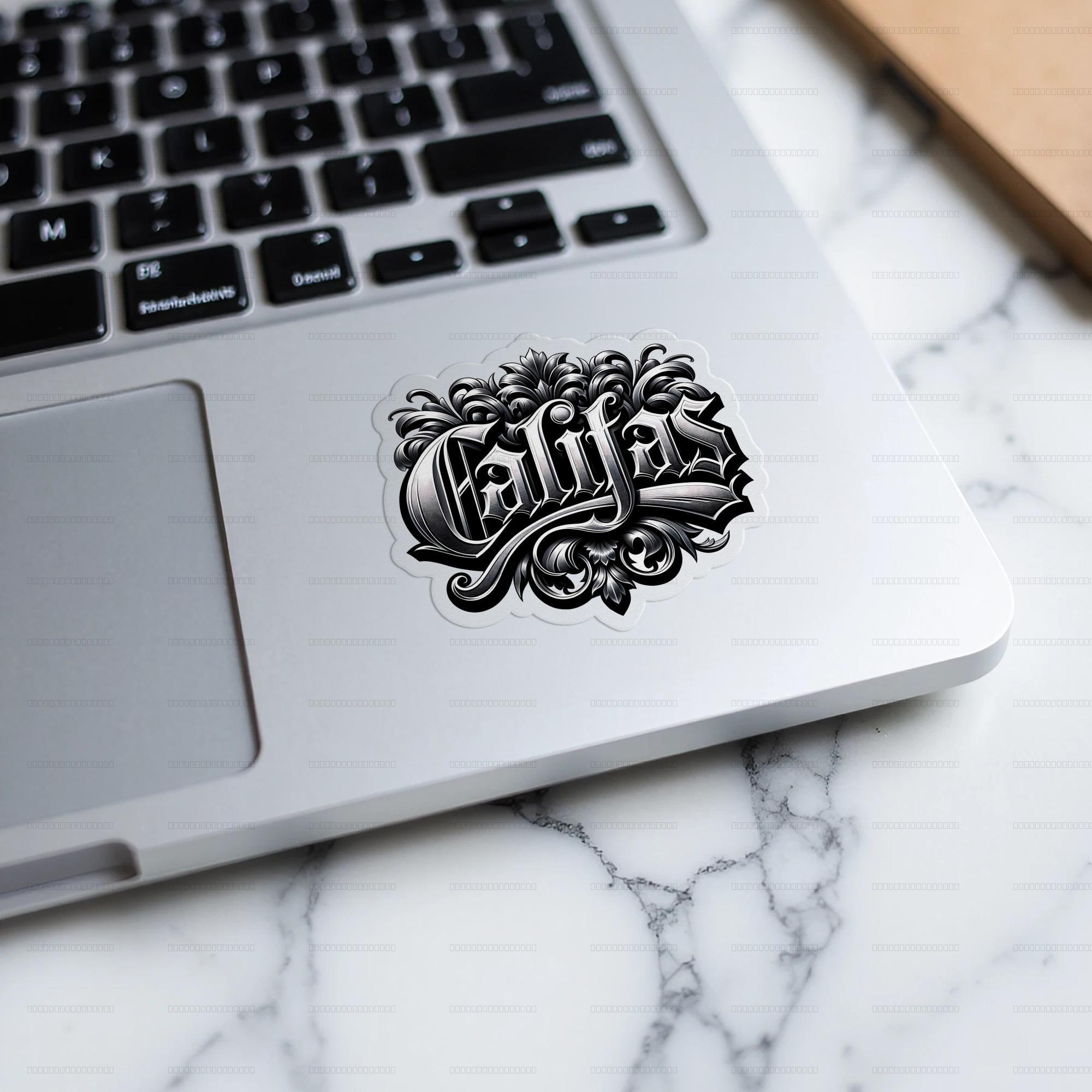 Chicano Art, Black and White Calligraphy, Latino Clipart (digital ...