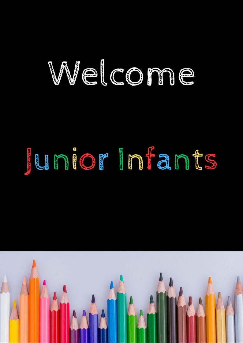 Welcome to Junior Infants Poster - Digital Downloads in English and ...