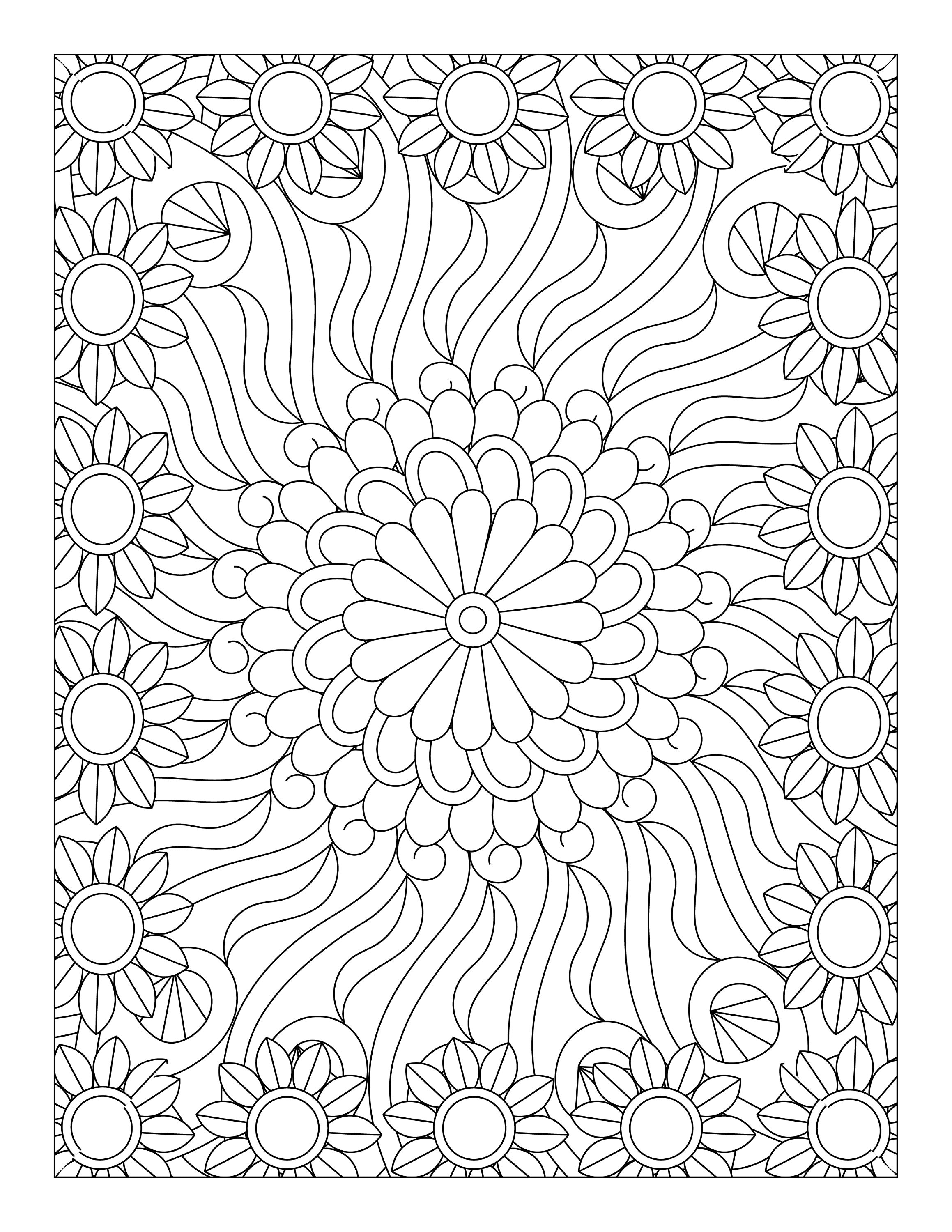 Relaxing Coloring Pages: Zentangle Designs (65 Pages) - Etsy
