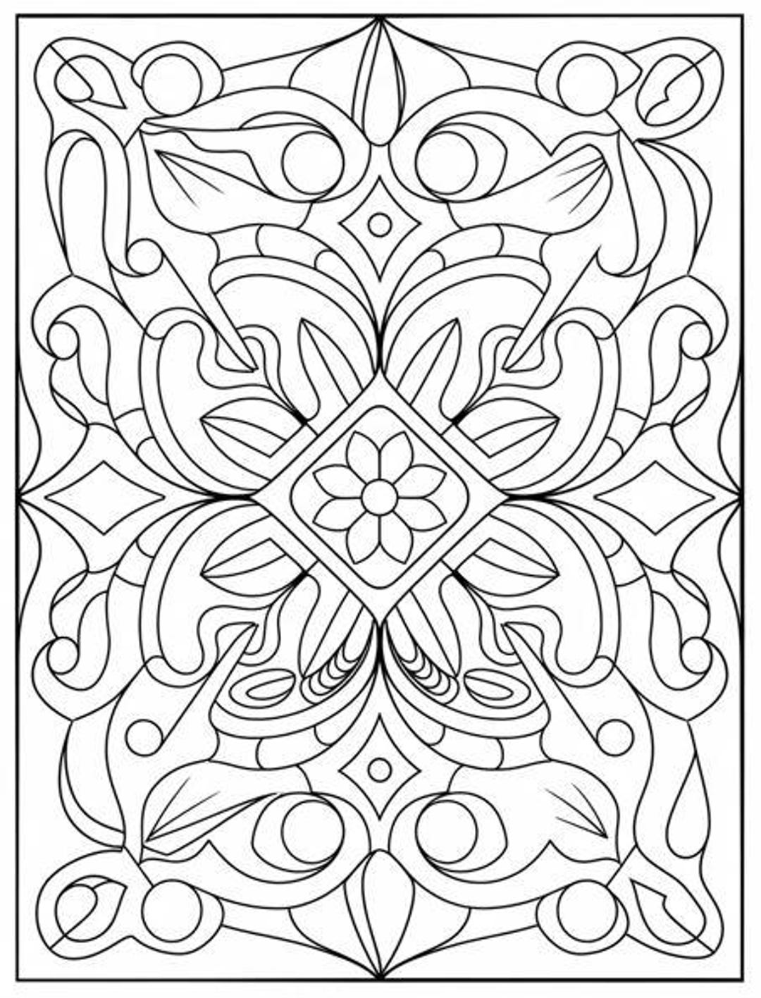 Amazing Patterns Coloring Pages Set 1 - Etsy