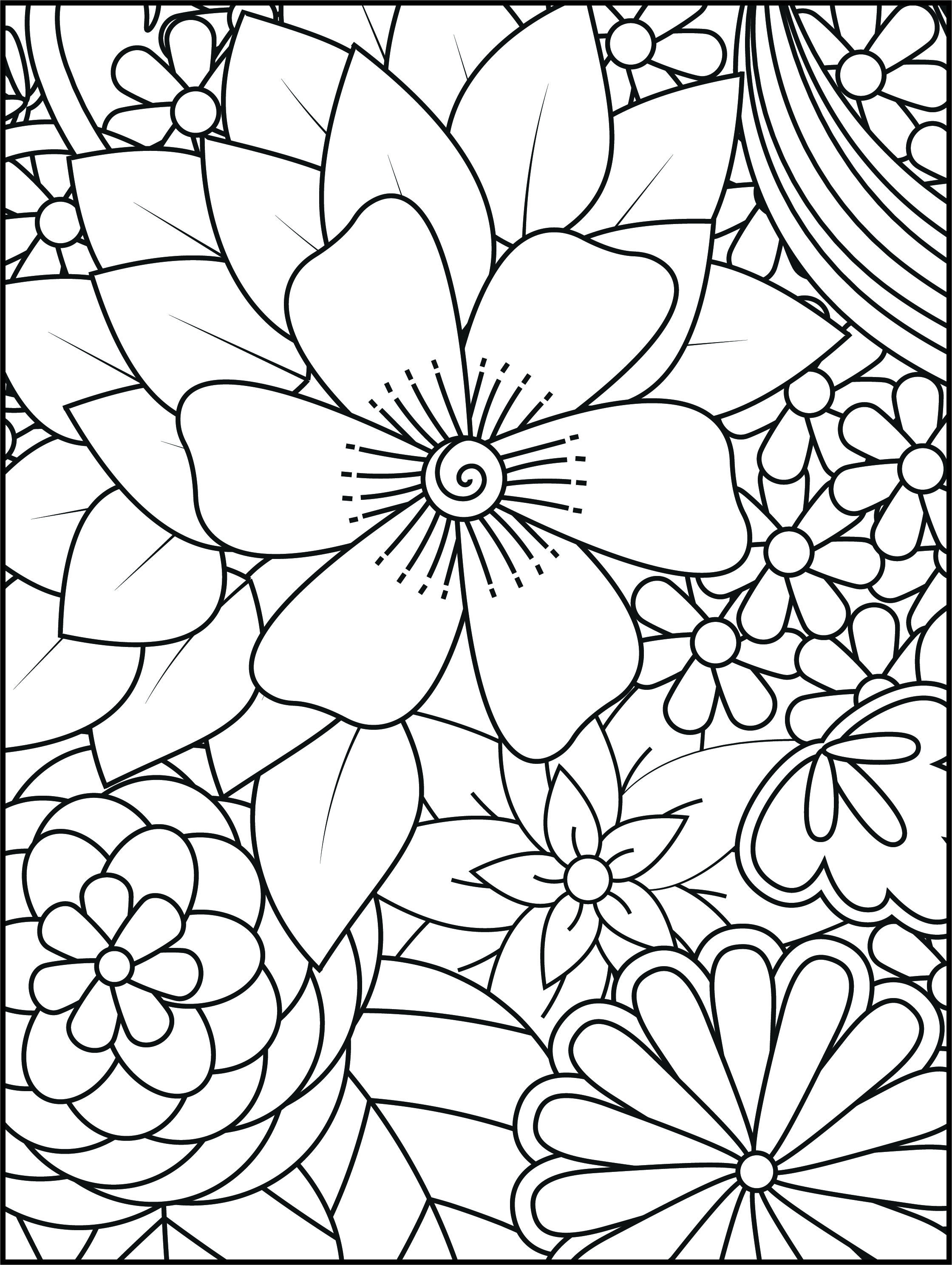 Relaxing Coloring Pages: Flowers Vol 3 (110 Pages) - Etsy