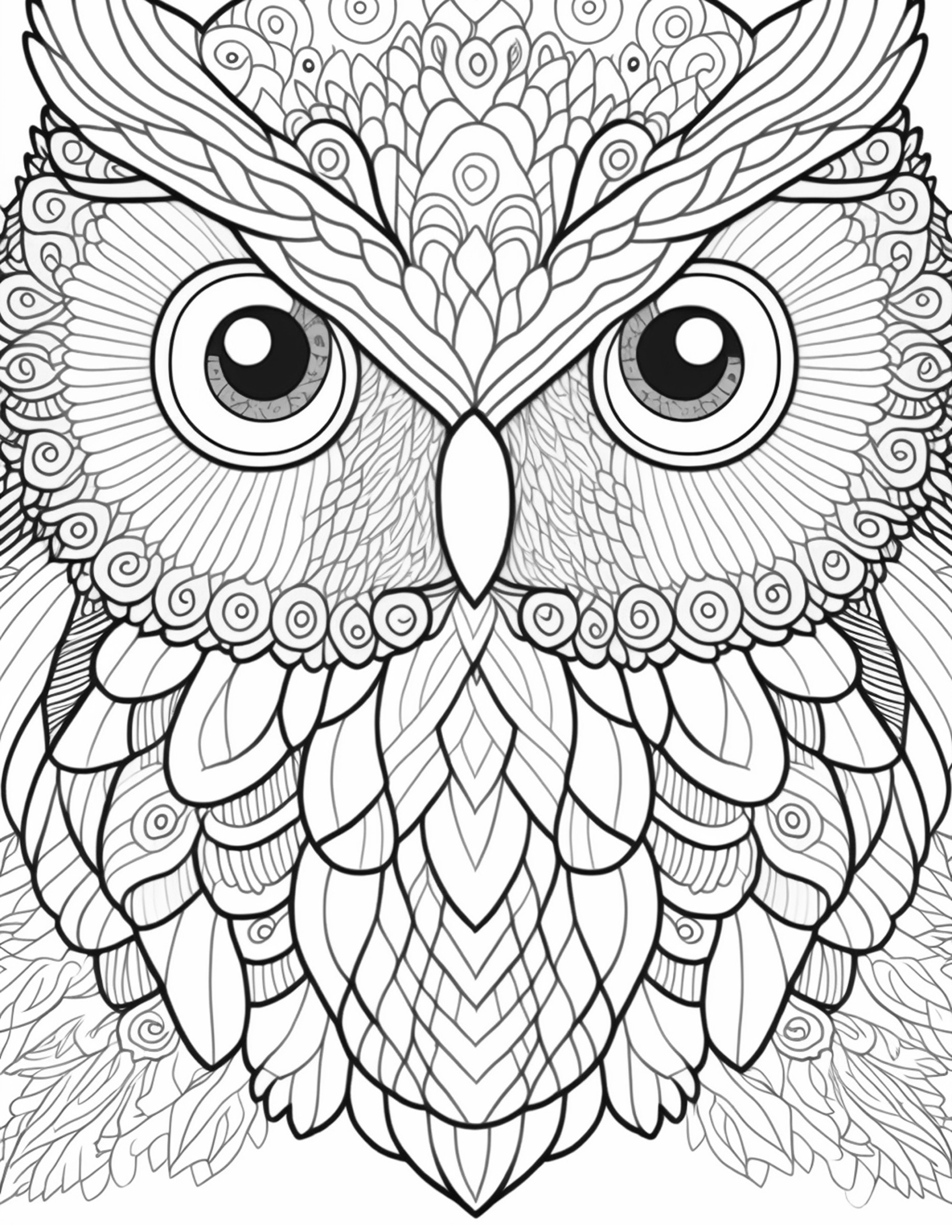 Relaxing Coloring Pages: Animals (106 Pages) - Etsy