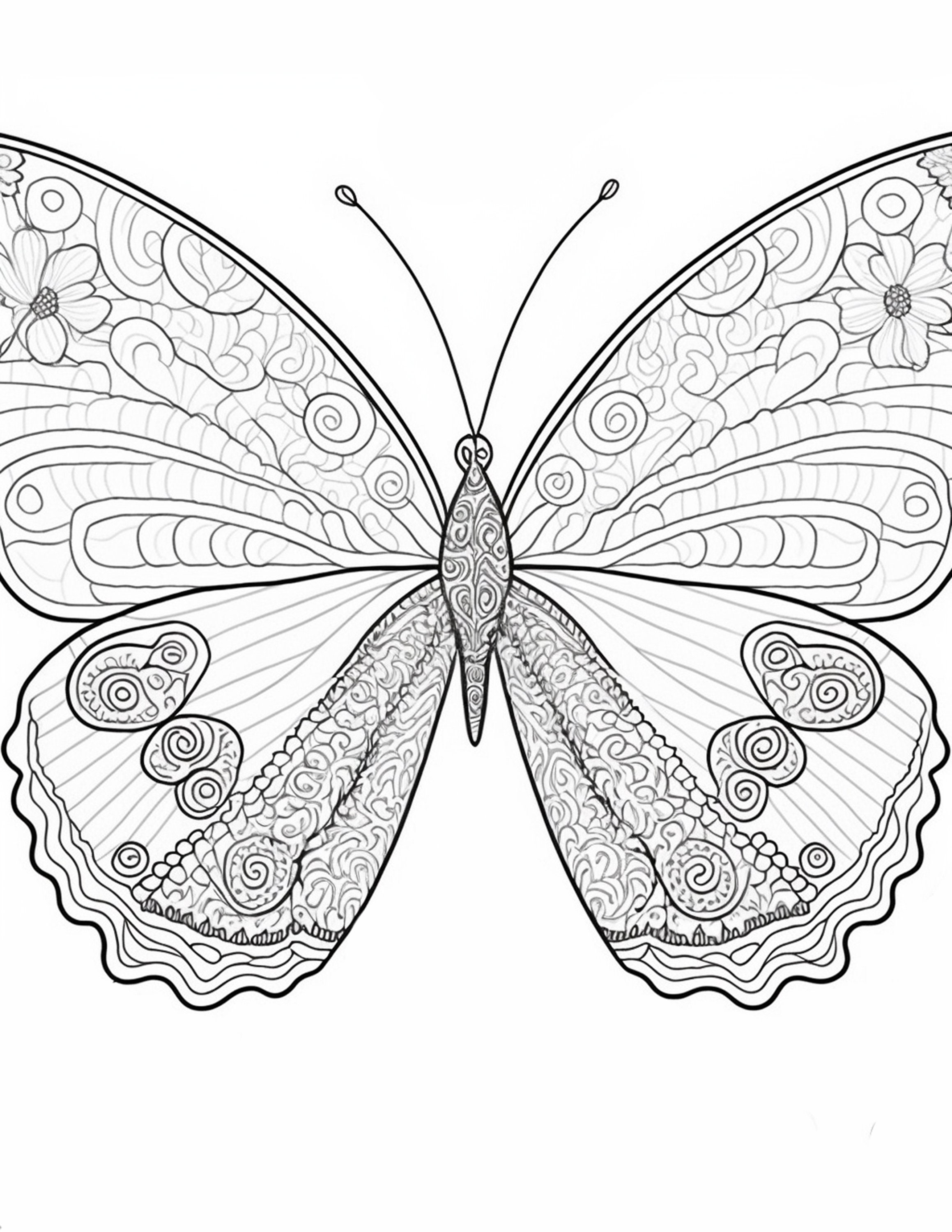 Relaxing Coloring Pages: Animals (106 Pages) - Etsy
