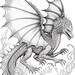 Relaxing Coloring Pages: Dragons 100 Pages - Etsy