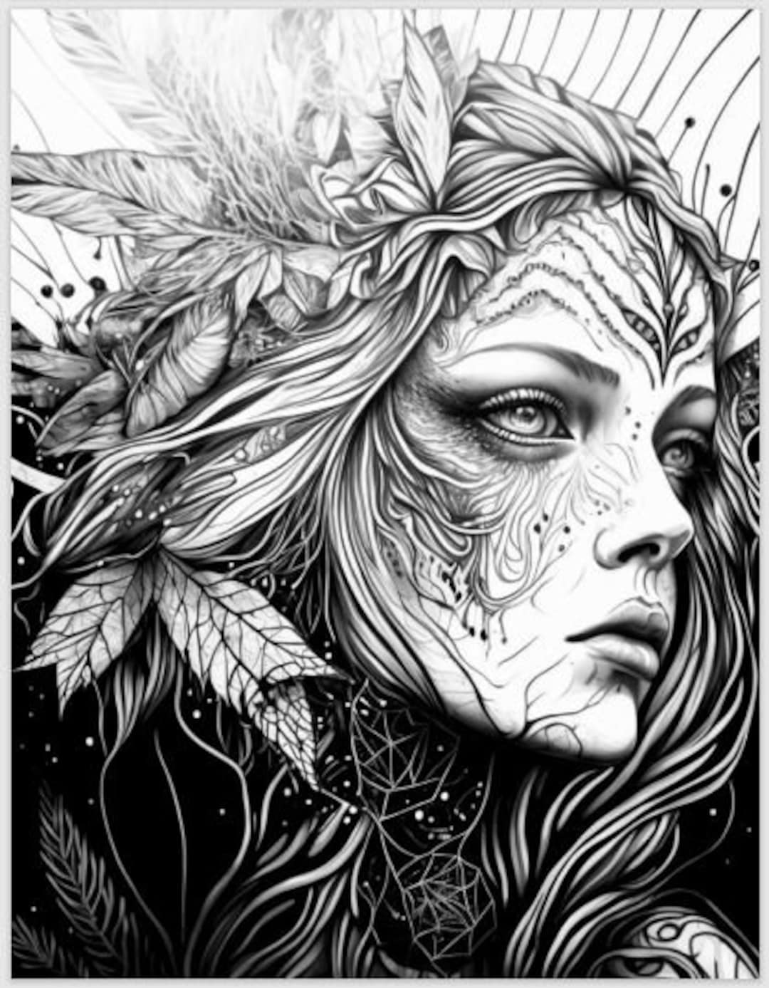 Relaxing Coloring Pages: Ethereal/fantasy (100 Pages) - Etsy