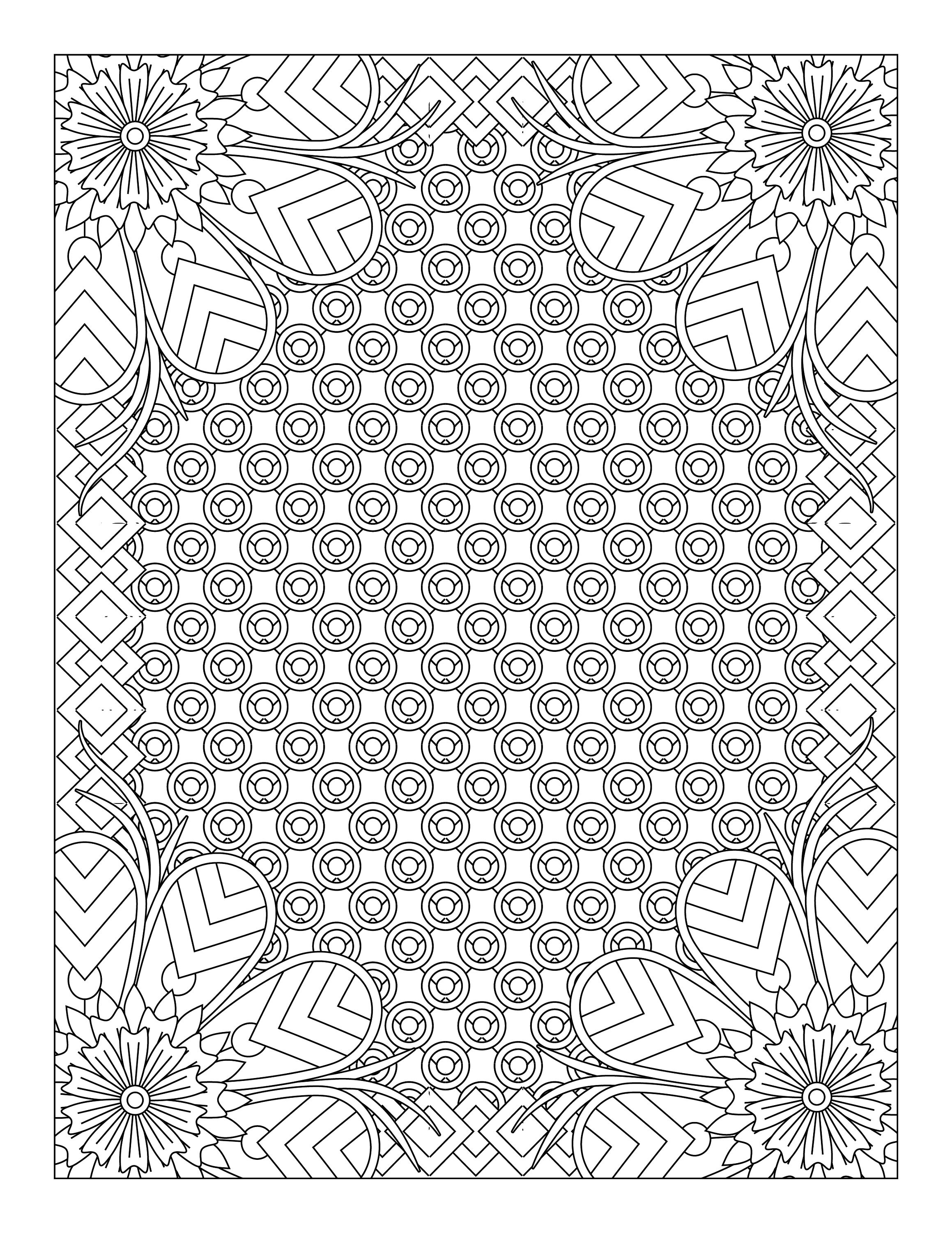 Relaxing Coloring Pages: Zentangle Designs (65 Pages) - Etsy