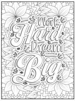 Relaxing Coloring Pages: Inspirational (41 Pages) - Etsy
