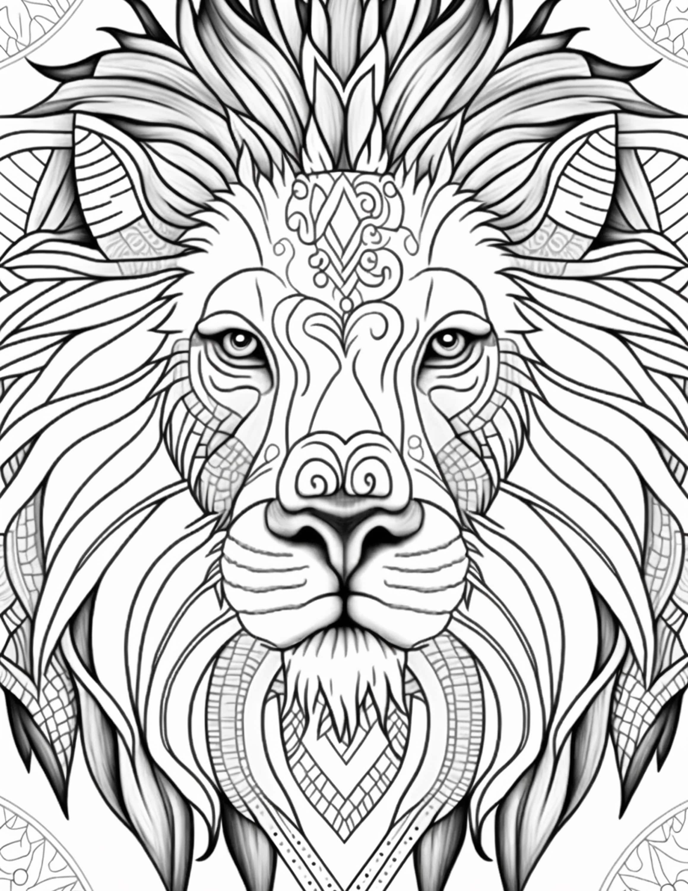 Relaxing Coloring Pages: Animals (106 Pages) - Etsy