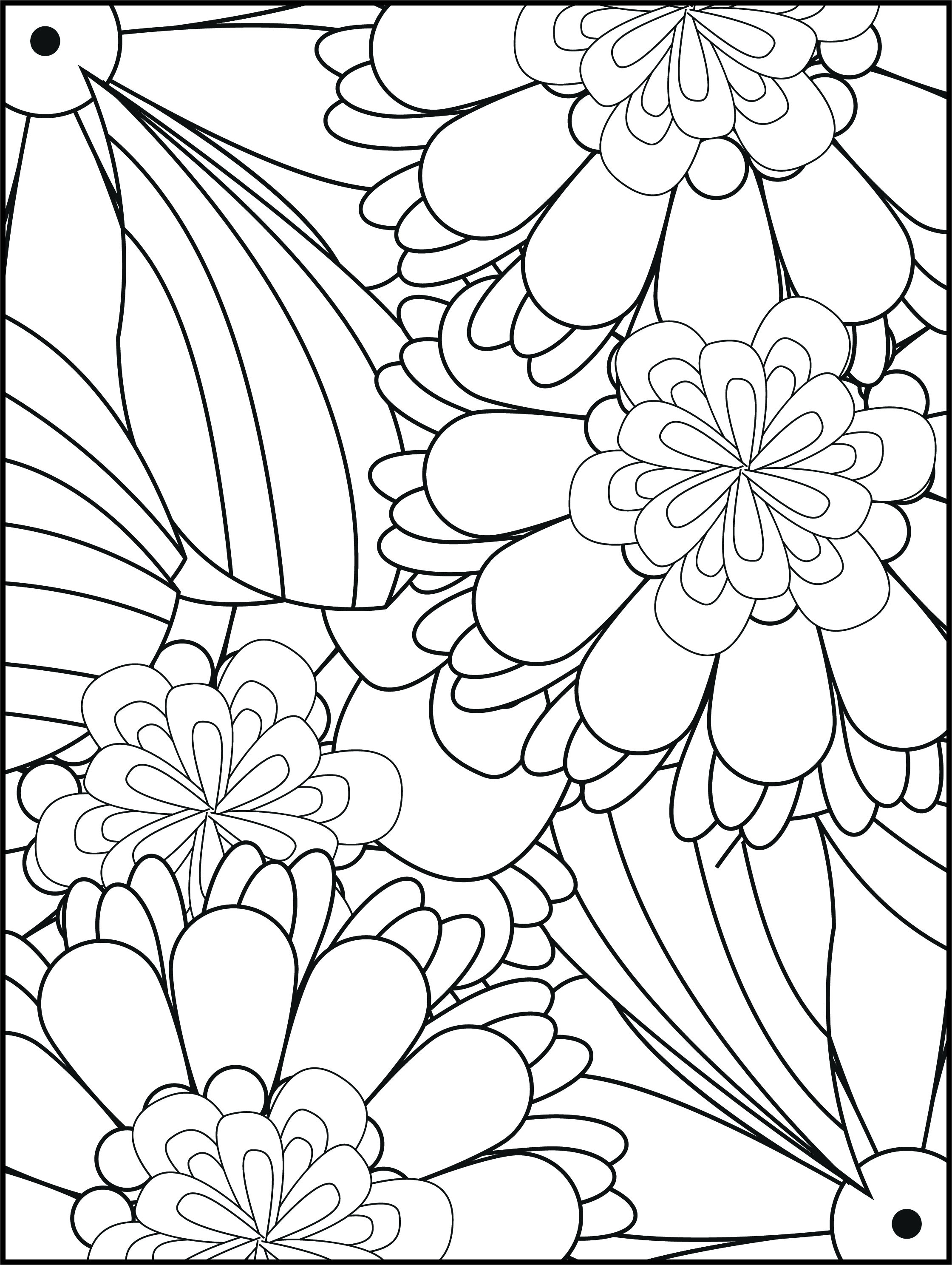Relaxing Coloring Pages: Flowers Vol 1 (110 Pages) - Etsy