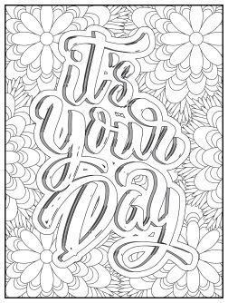 Relaxing Coloring Pages: Inspirational (41 Pages) - Etsy
