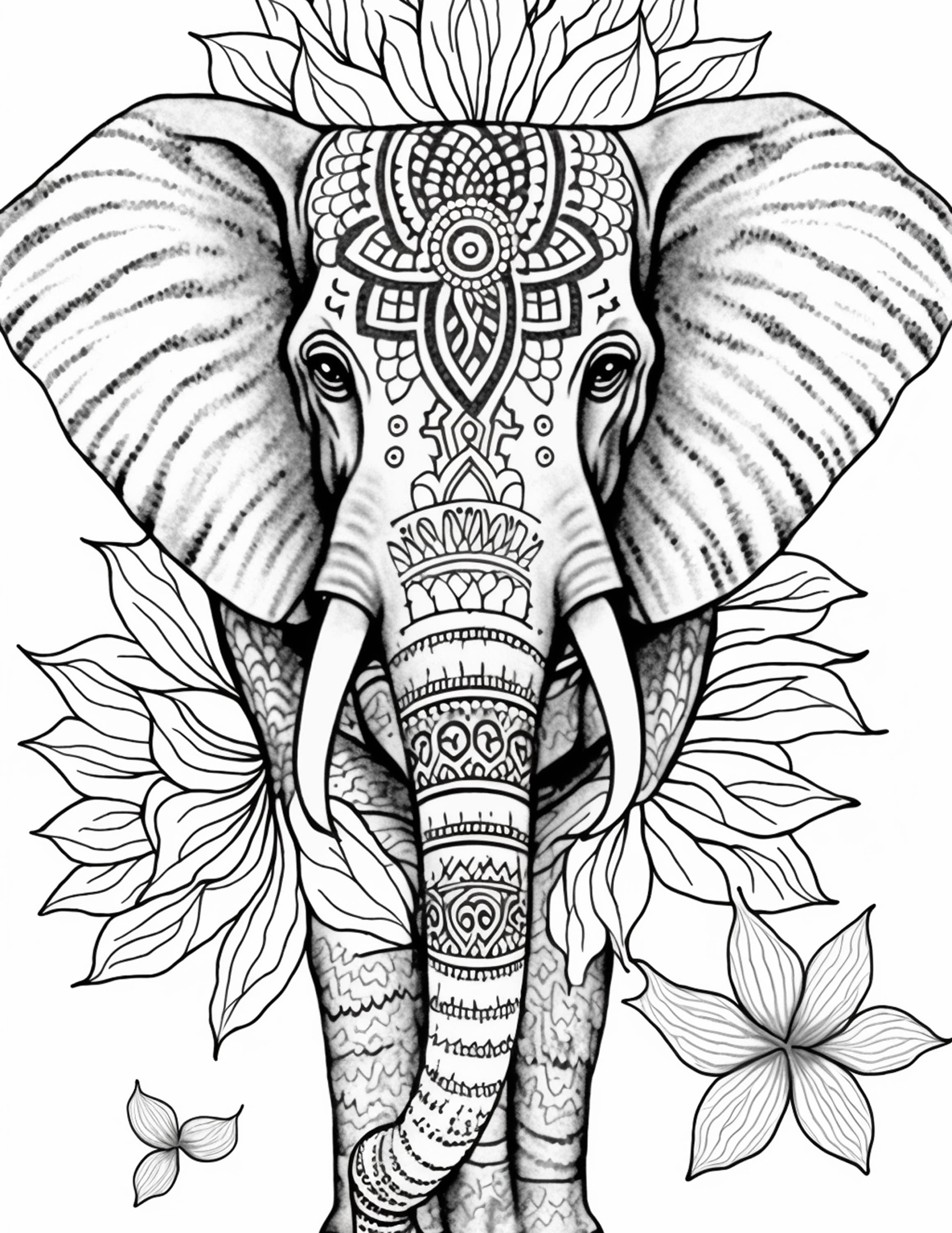 Relaxing Coloring Pages: Animals (106 Pages) - Etsy