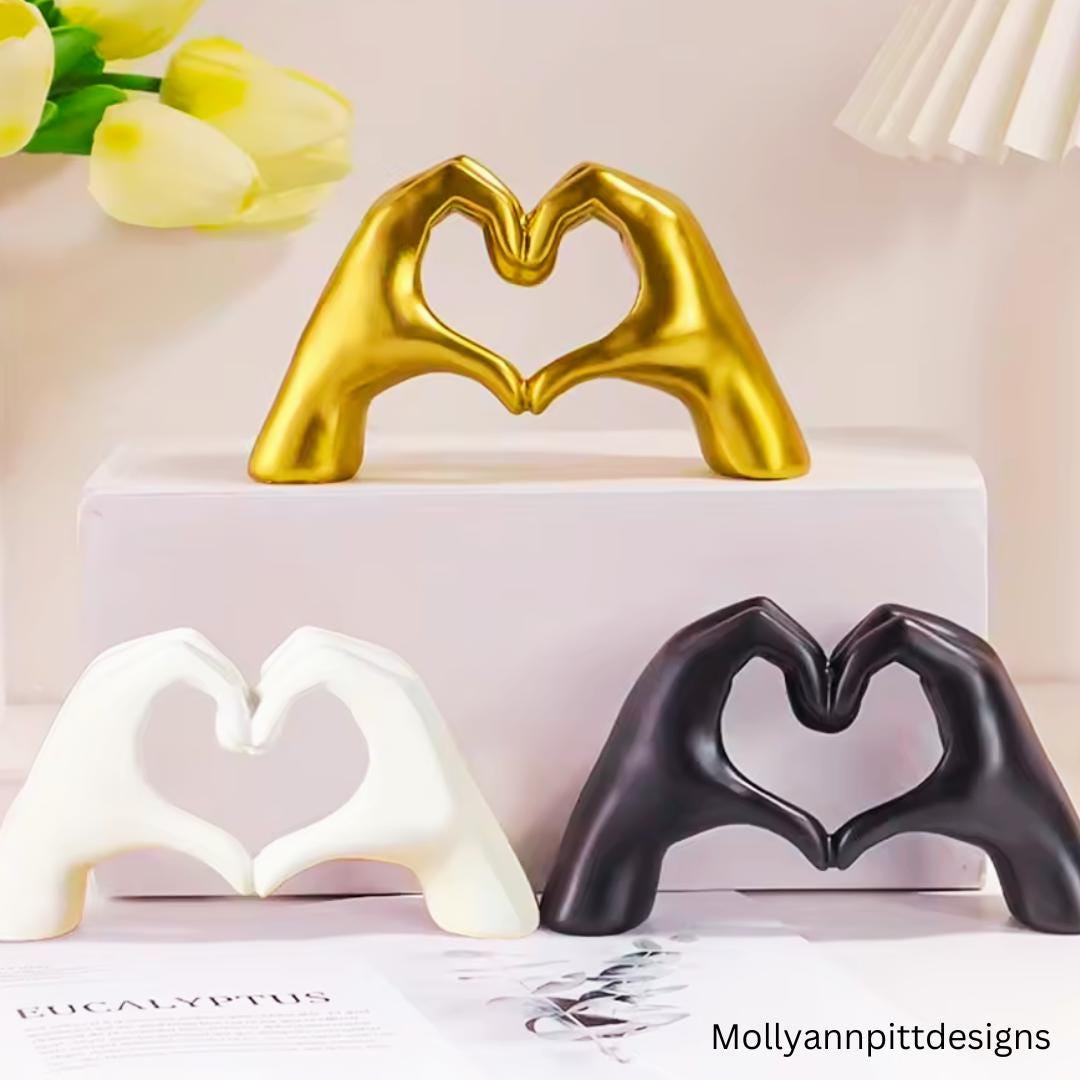 Love Heart Hand Gesture, Love Hand Sculpture, Heart Gesture Sculpture ...