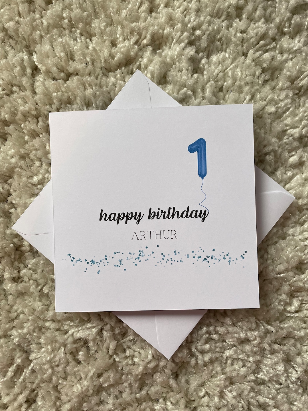 Personalised Boys Birthday Card 1st Birthday Card Cards for Him Baby ...