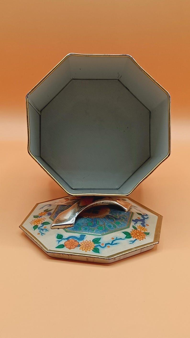Vintage English Biscuit Tin - Etsy