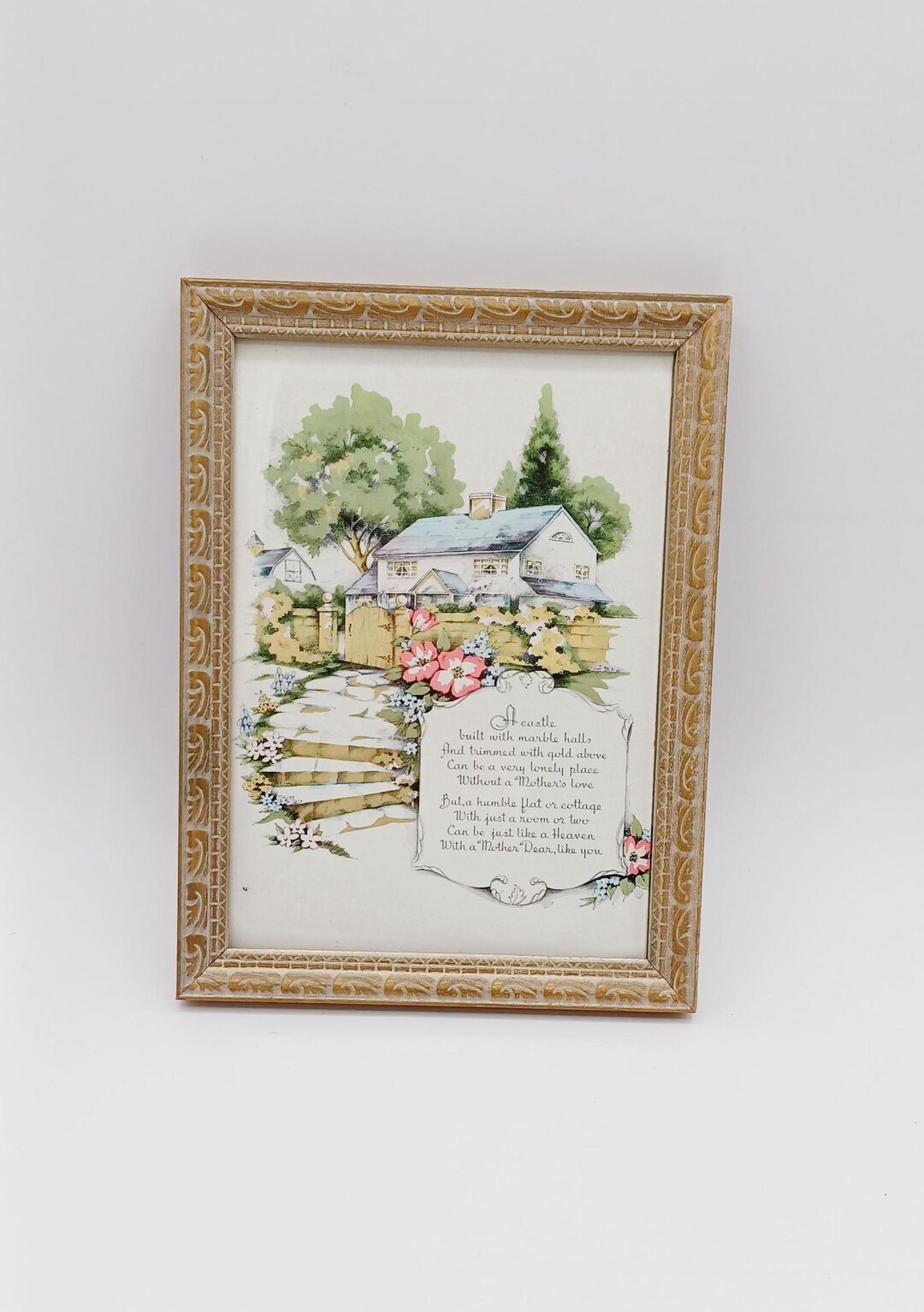 Charming Vintage Circa 1940 Framed 'mother' Poem - Etsy