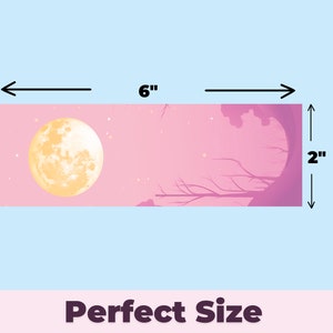 Bewitching Full Moon Bookmarks | Instant Download + Print | Cute ...