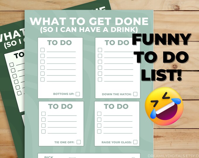 Funny Duck to Do List, Printable, Digital Product, Humorous Stationery ...