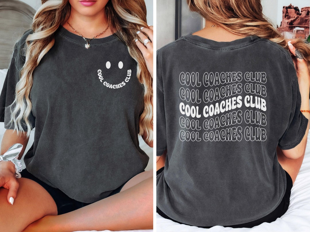 Cool Coaches Club Shirt, Comfort Colors Coach T-shirt, Gift for Coach ...