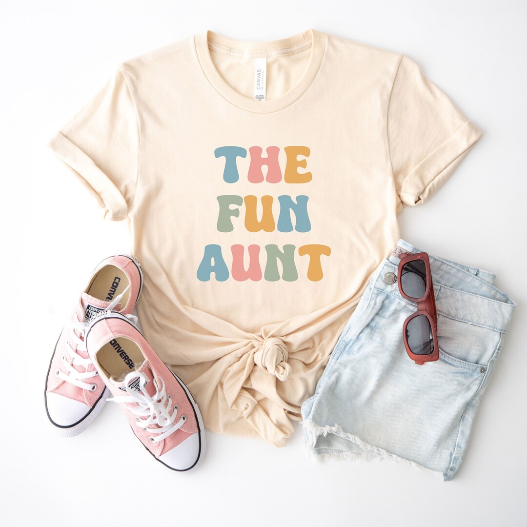 The Fun Aunt Shirt, Fun Aunt Tshirt, Favorite Aunt Tee, Gifts for Aunt ...