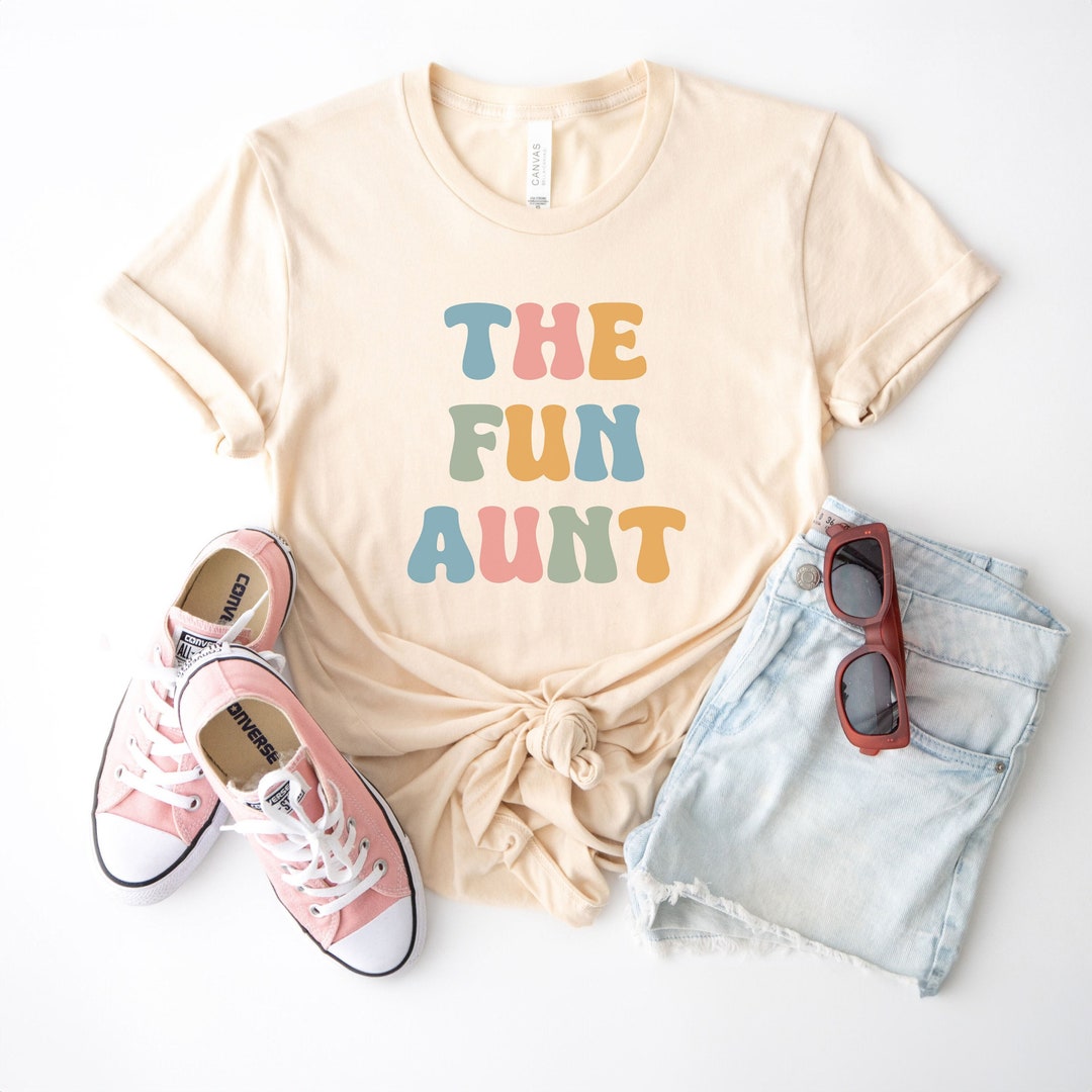 The Fun Aunt Shirt, Fun Aunt Tshirt, Favorite Aunt Tee, Gifts for Aunt, New Aunt T-shirt, Funny ...