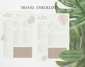 Printable Lake Day Packing Checklist for All Your Travel Essentials - Etsy