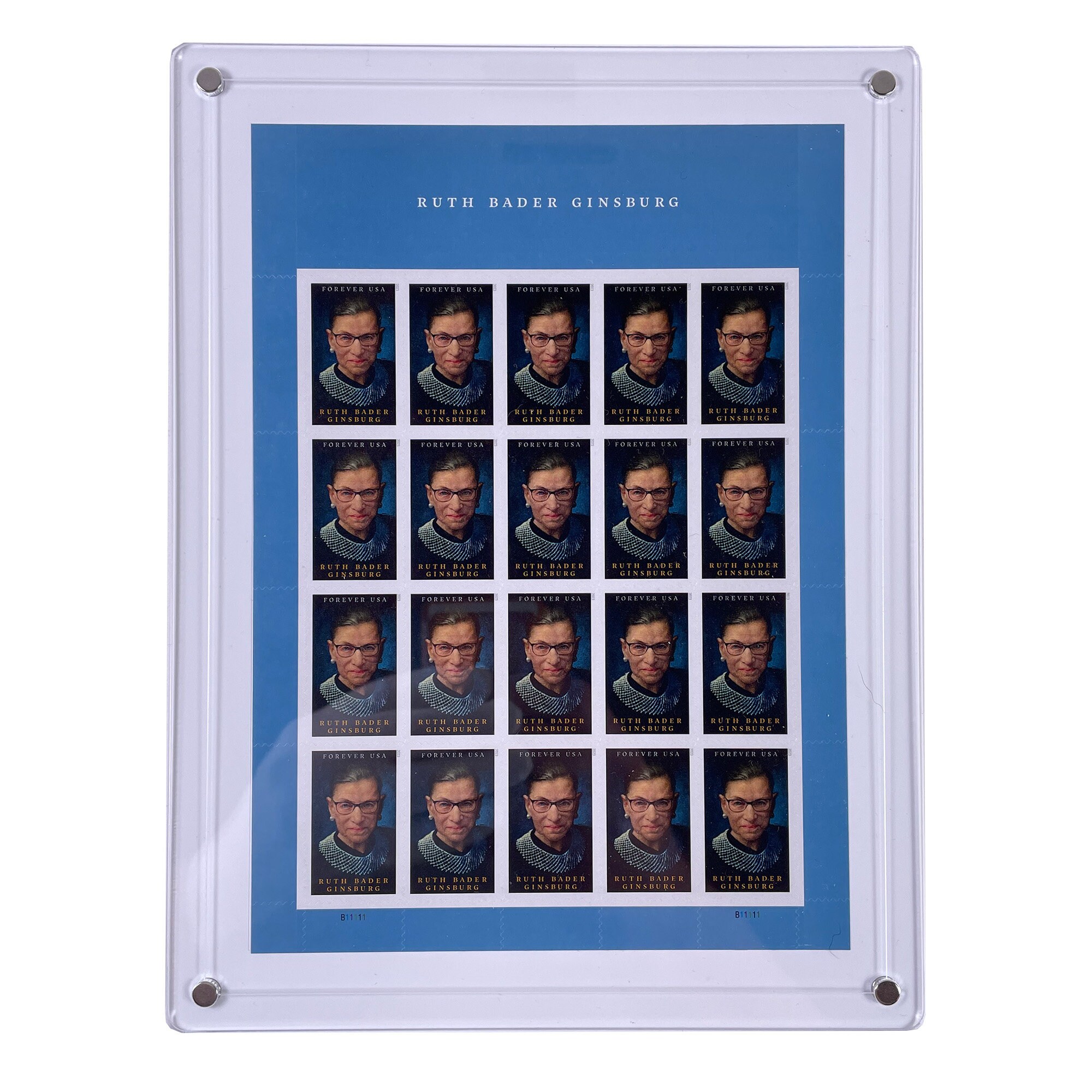 Display Frame for Ruth Bader Ginsburg Stamp Sheet - Etsy
