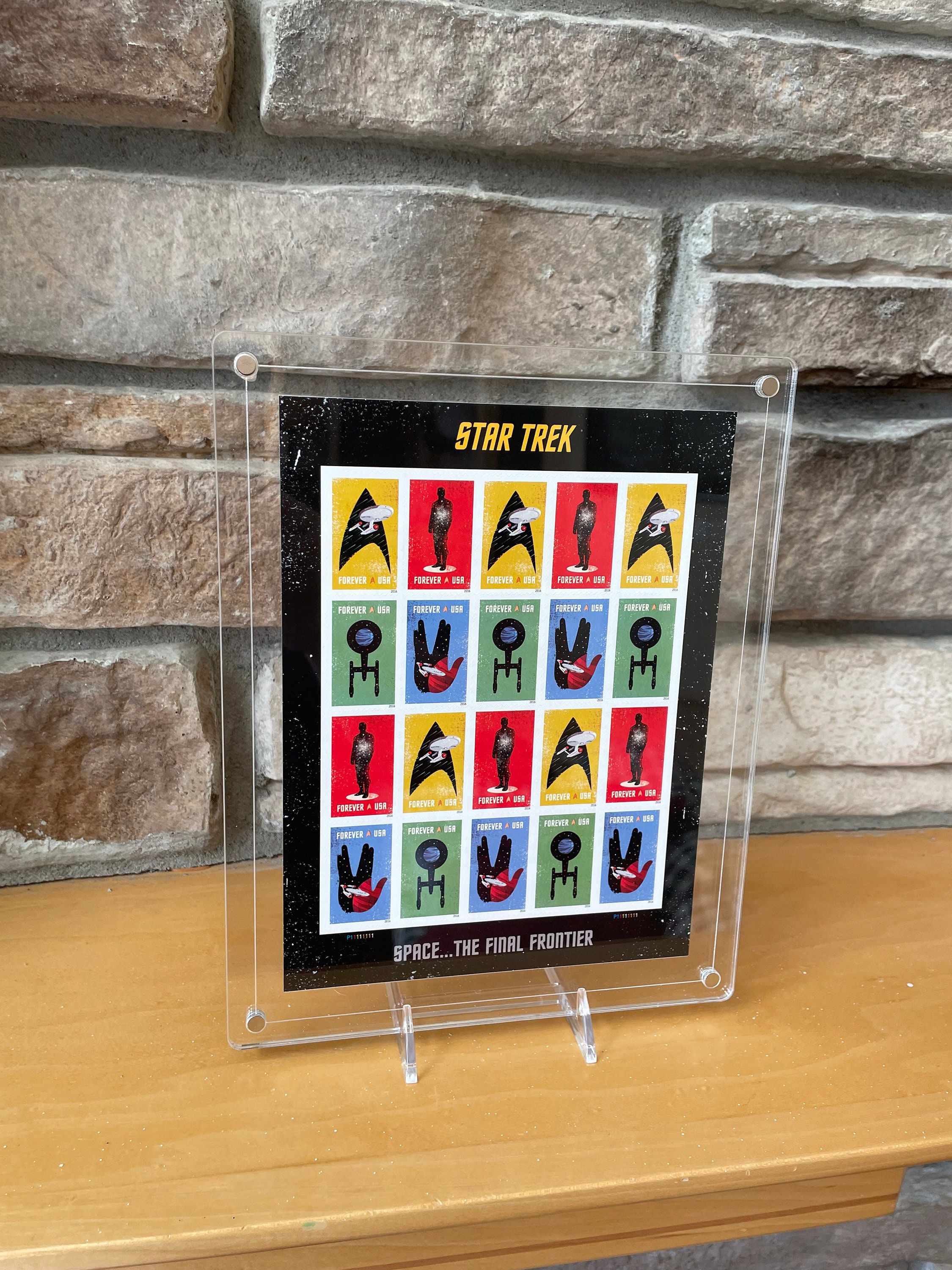 Display Frame for Star Trek® Commemorative Stamp Sheet - Etsy
