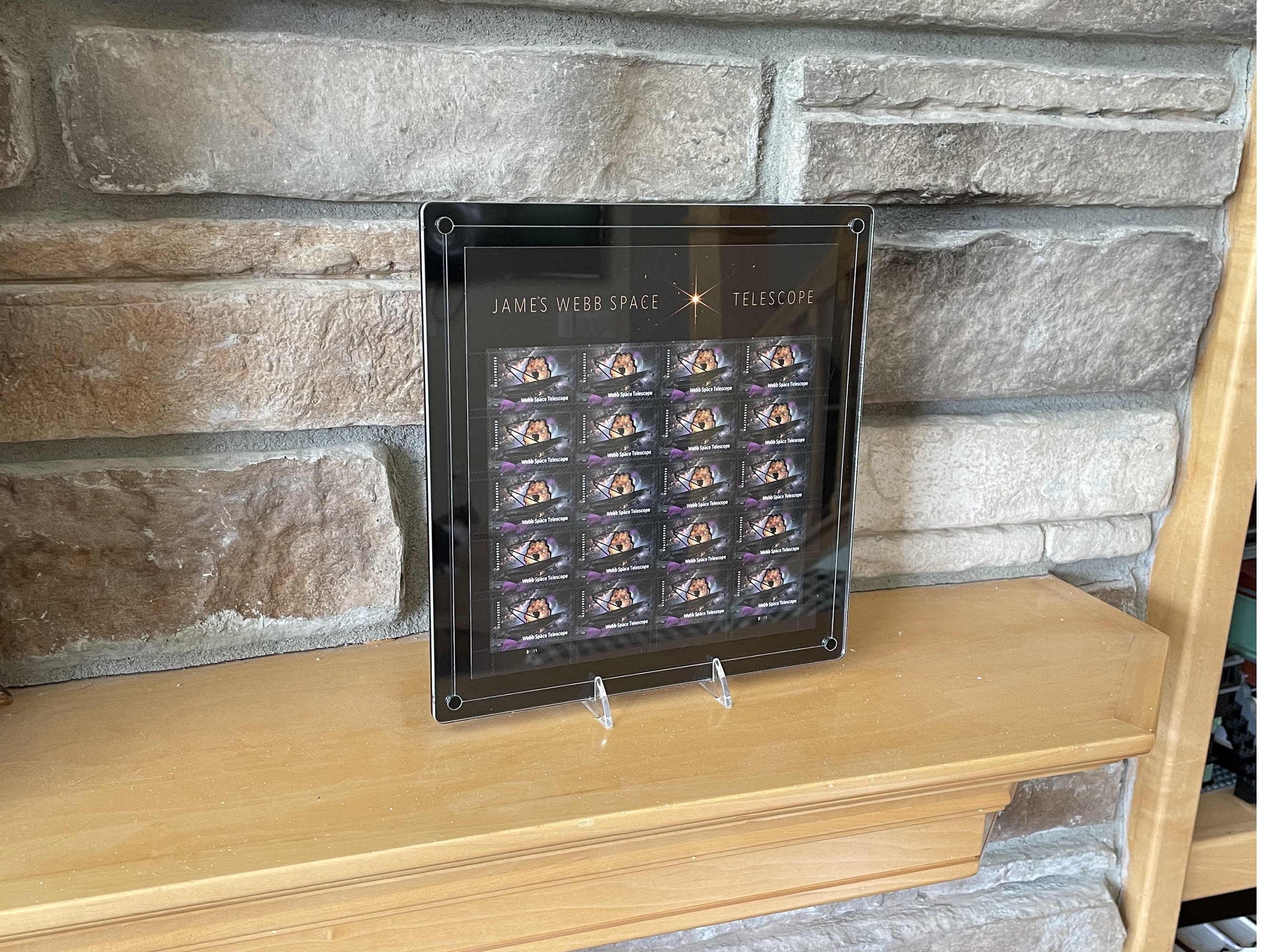 Display Frame for USPS James Webb Telescope Stamp Sheet - Etsy