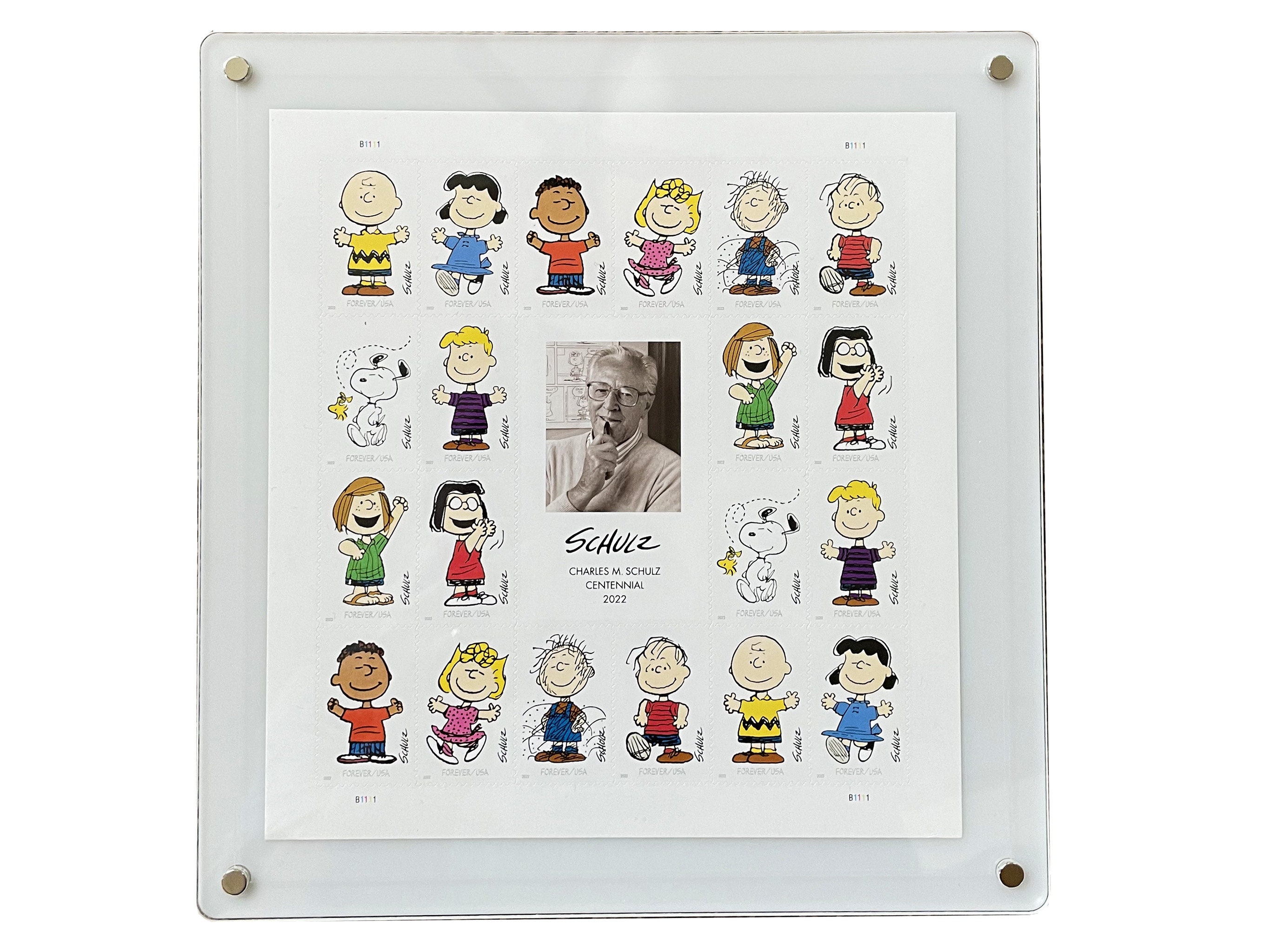 Display Frame for Peanuts® Cartoon Stamp Sheet - Etsy