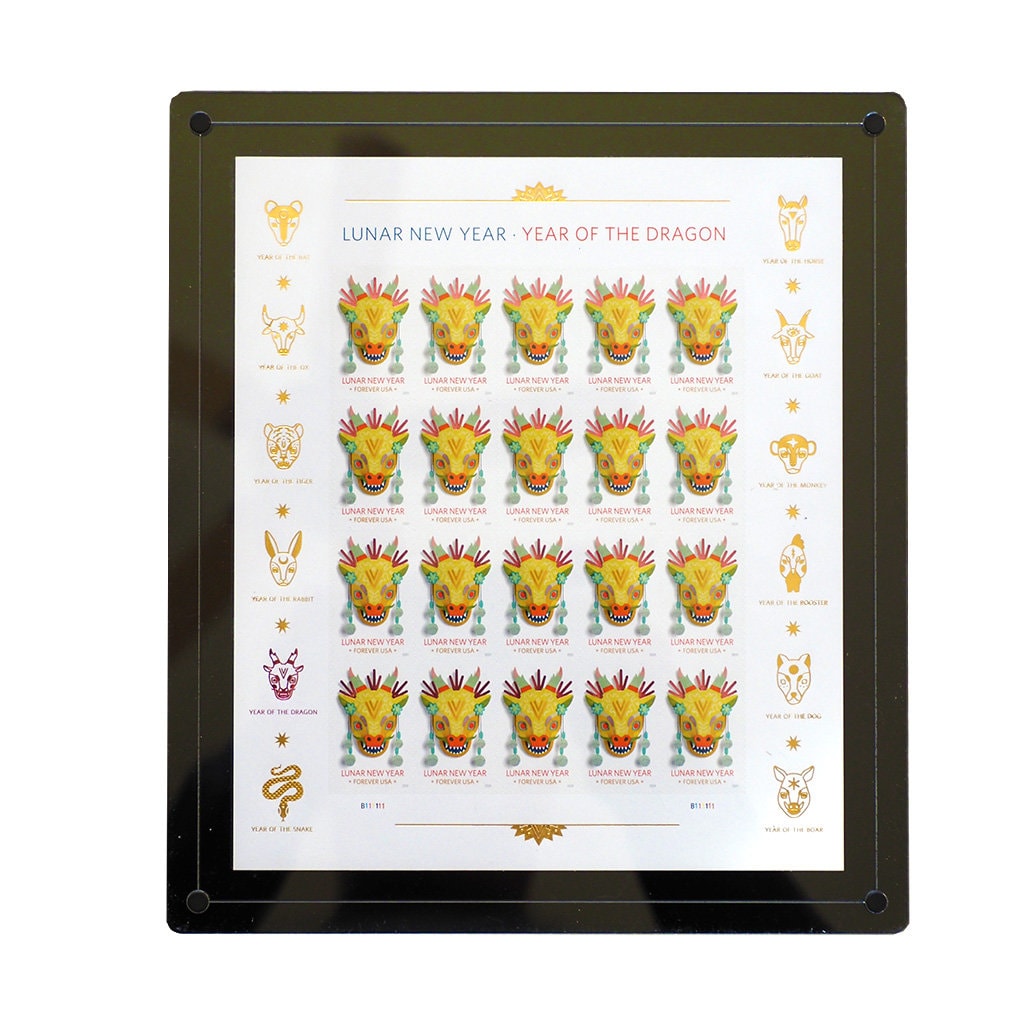 Display Frame for USPS Lunar New Year Stamp: Year of the Dragon - Etsy