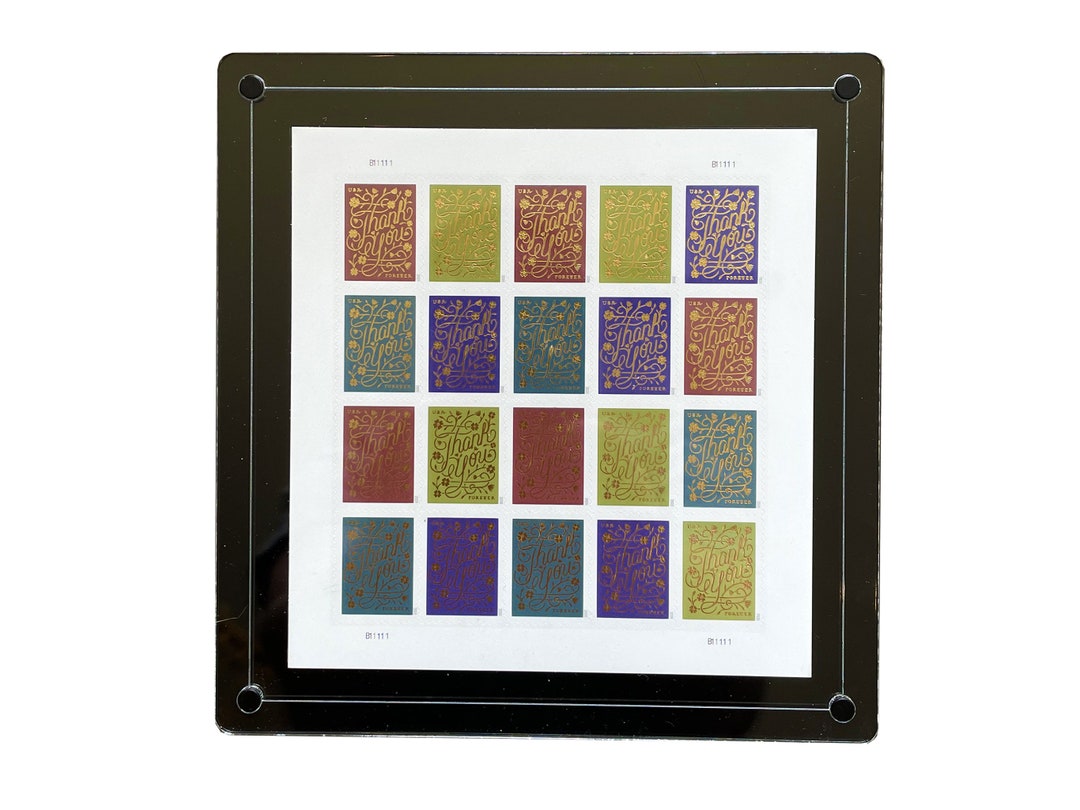 Display Frame for Thank You Stamp Sheet - Etsy
