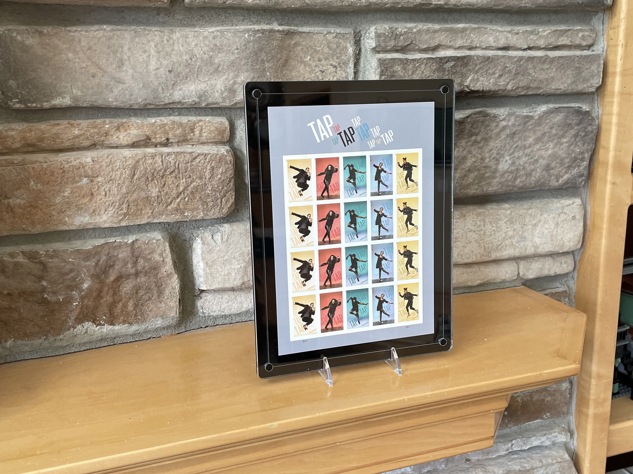 Display Frame for Tap Dance Postage Stamp Sheet - Etsy
