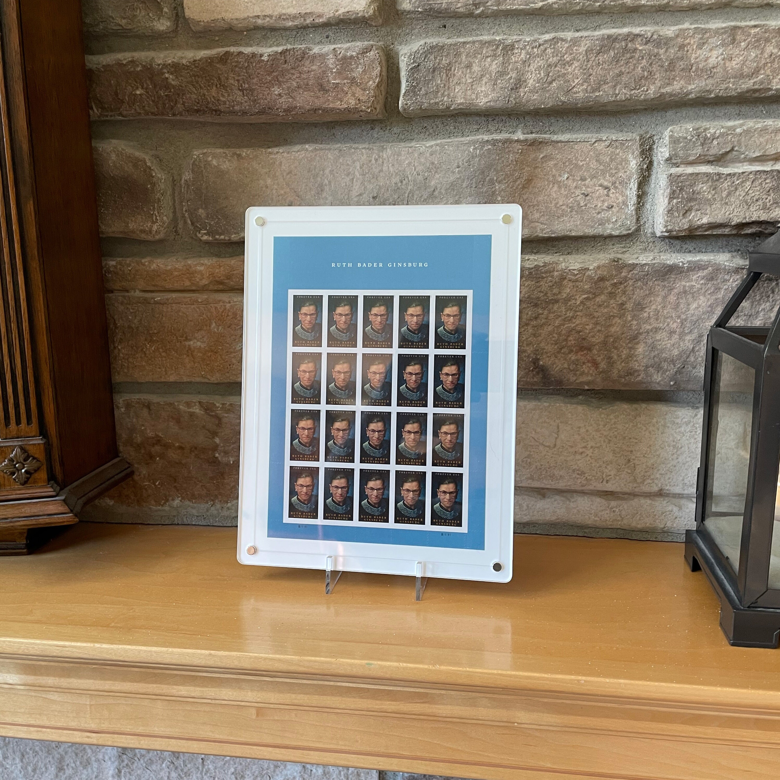 Display Frame for Ruth Bader Ginsburg Stamp Sheet - Etsy