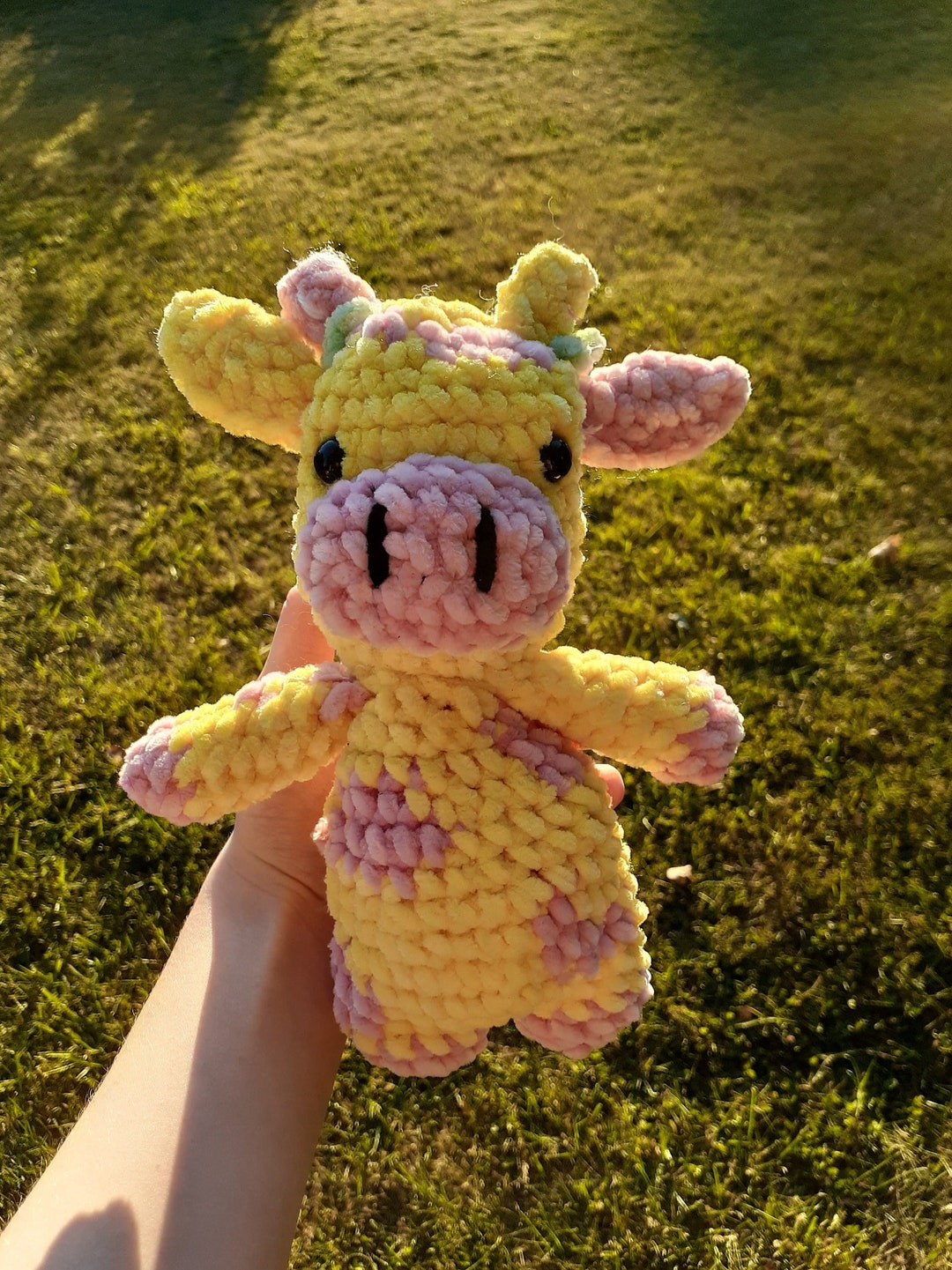 Crochet Strawberry Lemonade Cow - Etsy