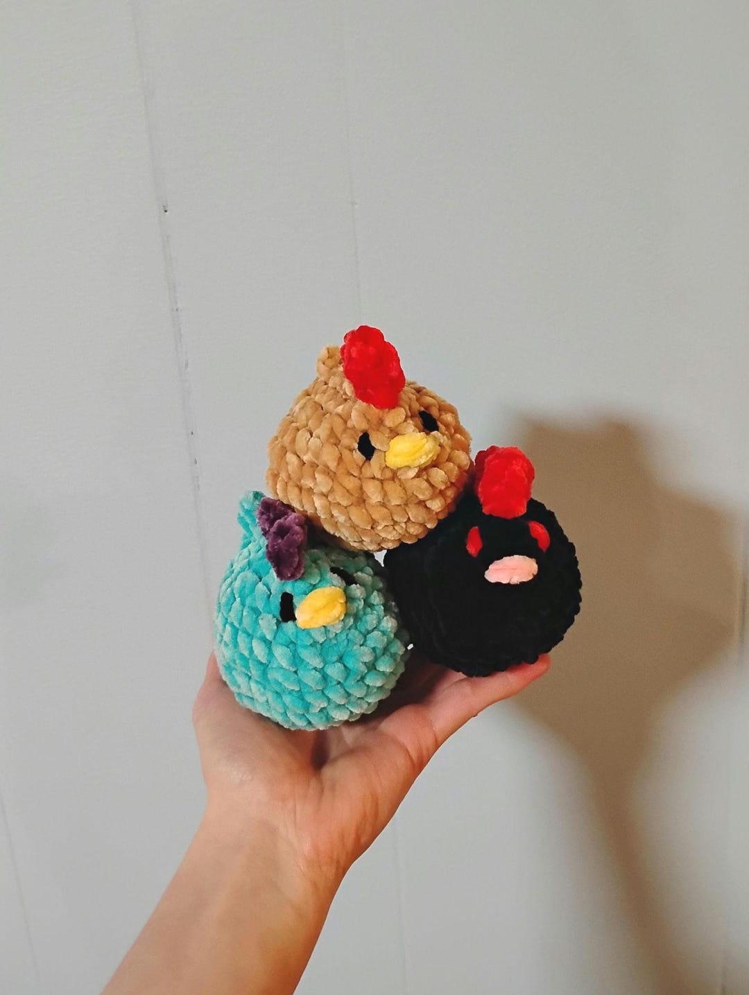 Crochet Stardew Chickens Amigurumi Plushies - Etsy
