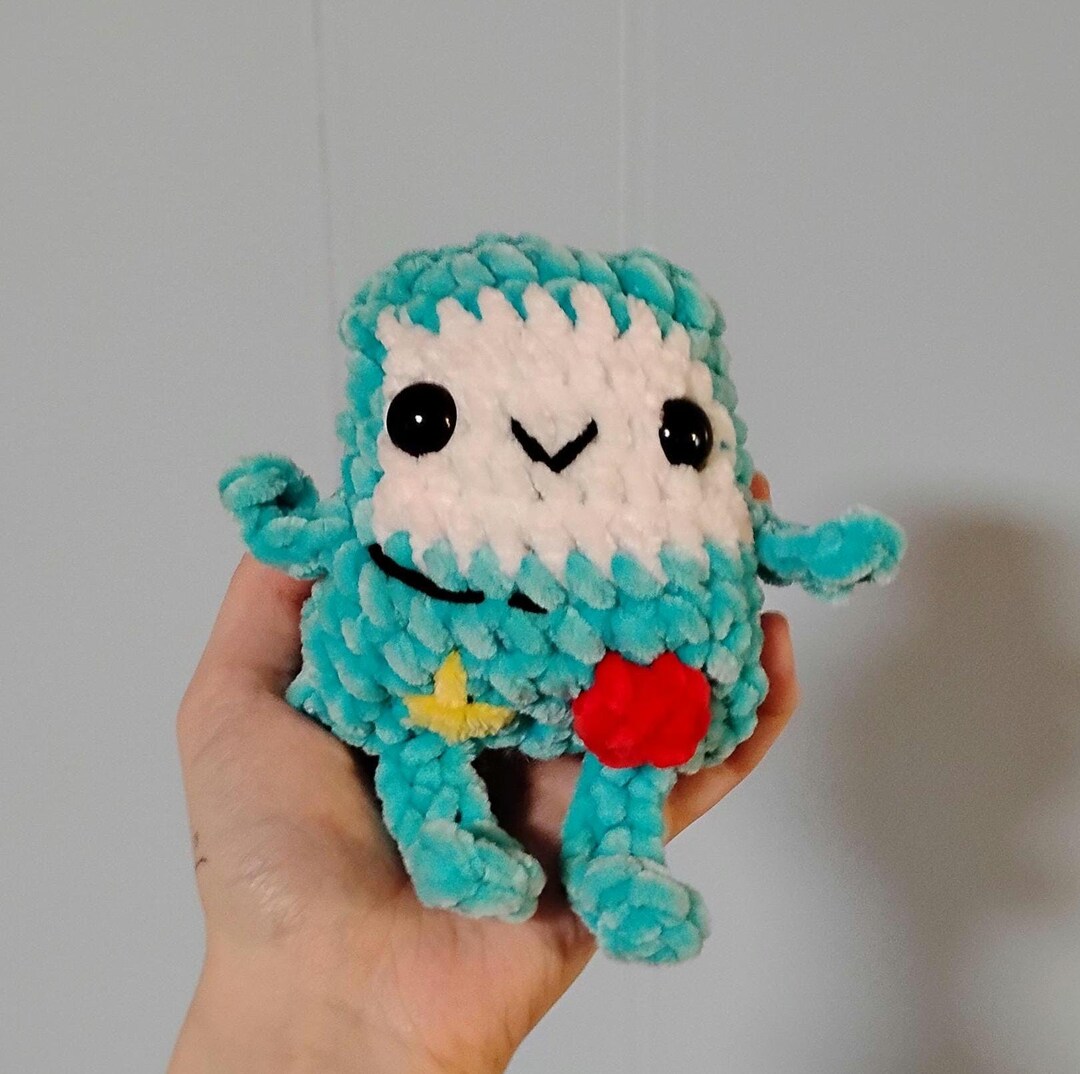 Blue Adventuring Robot Crochet Amigurumi Plushie - Etsy UK