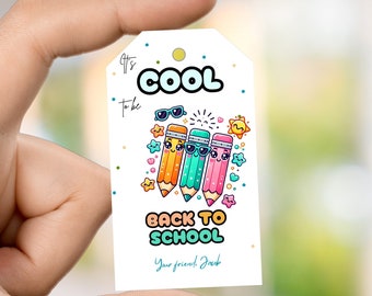 Editable Back to School Gift Tags Classroom Welcome Back Happy First ...