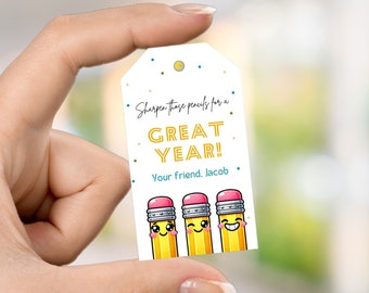 Editable Back to School Gift Tags Classroom Welcome Back Happy First ...