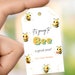 Editable Back to School Treat Tags Classroom Bee a Great Year First Day ...