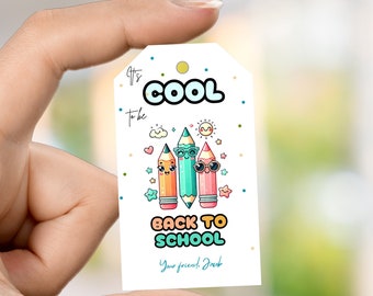 Editable Back to School Gift Tags Classroom Welcome Back Happy First ...