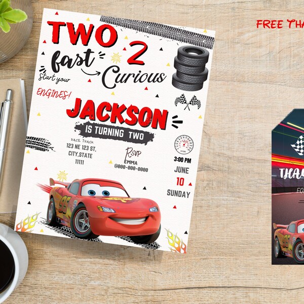 Two Fast Birthday - Etsy